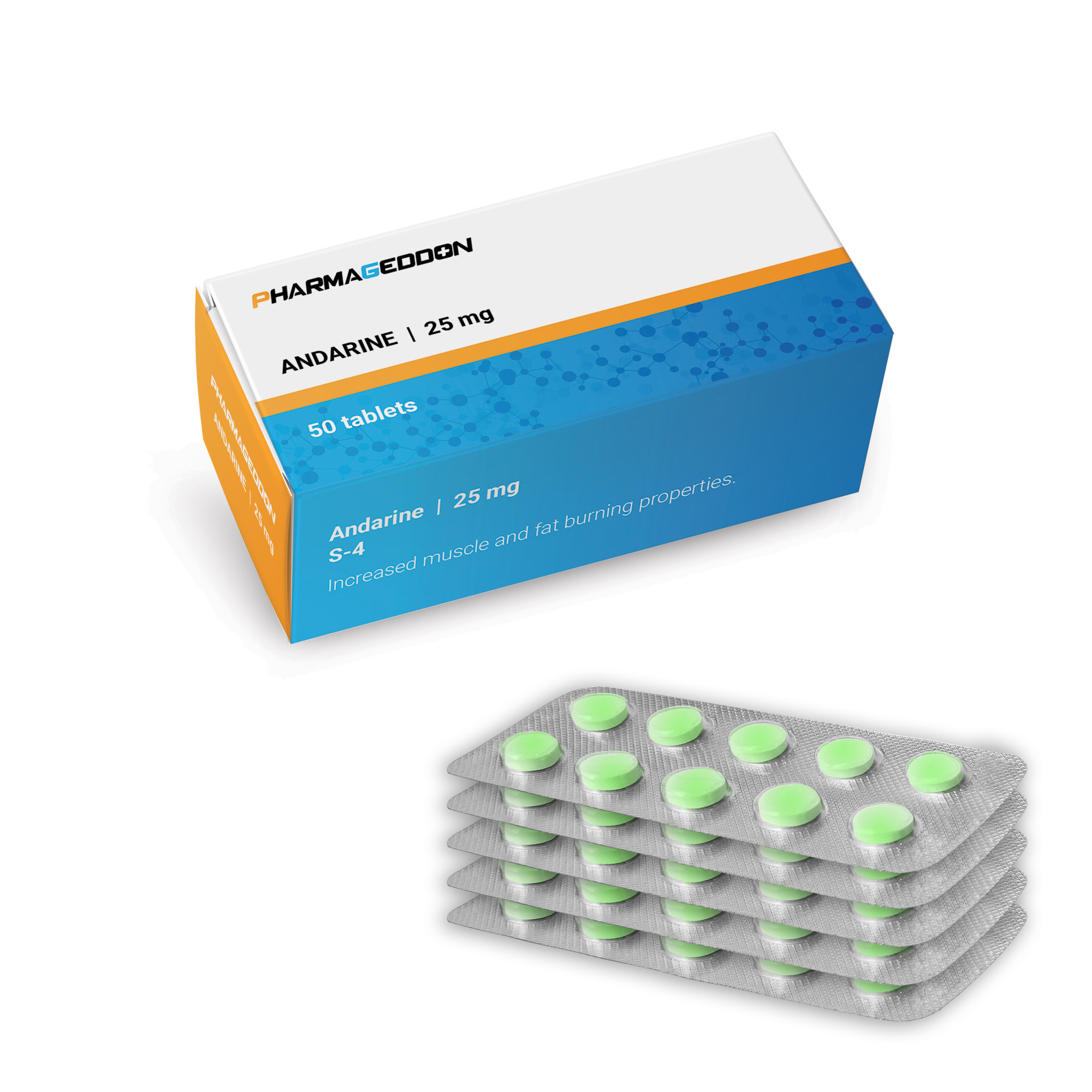 אנדרין 25 מ"ג - 50 טבליות - 4body